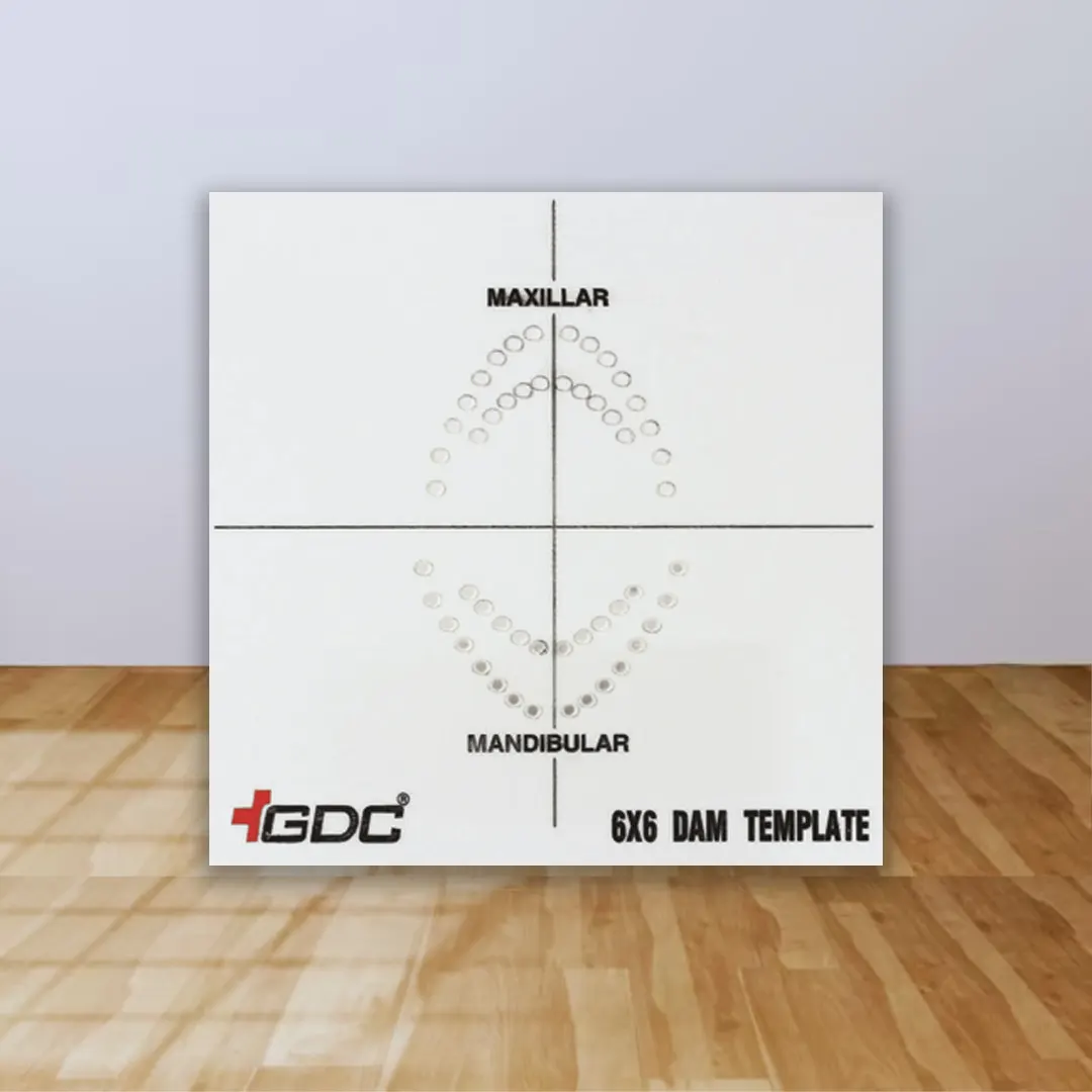 GDC Rubber Dam Template 6"X 6" Rdt - Shop4Smile