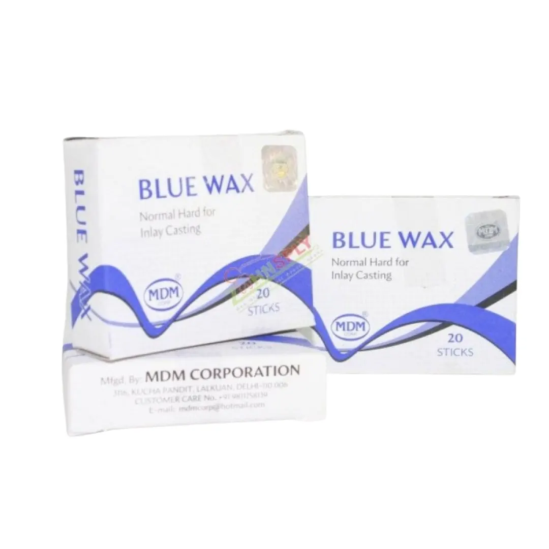 MDM Blue Inlay Wax (For Inlay Casting) (MDM) 20 Sticks - Shop4Smile