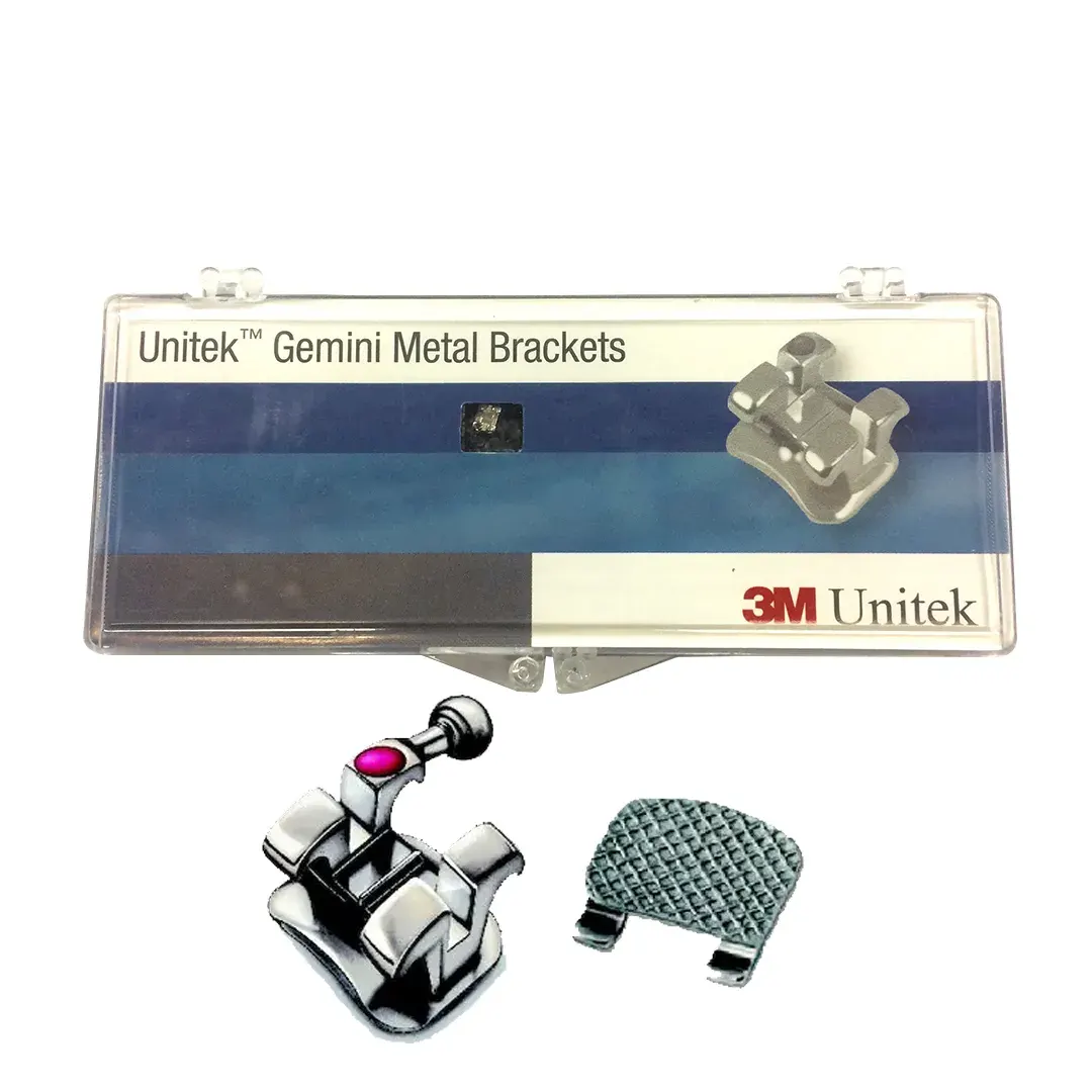 3M Unitek Gemini Metal Twin Brackets MBT Chk - Shop4Smile