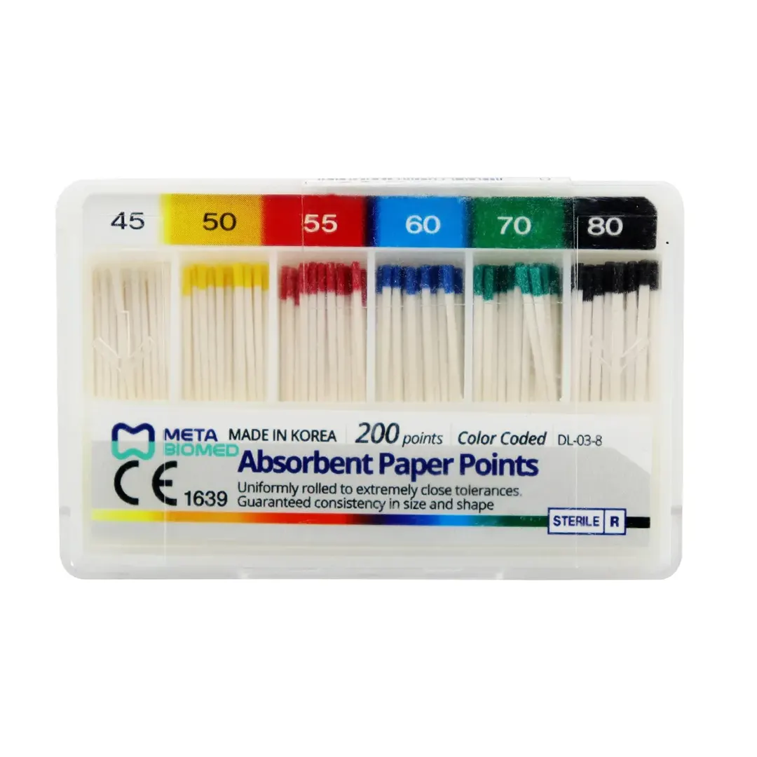 MetaBiomed Absorbent Paper Points - Shop4Smile - Delivering Dentistry